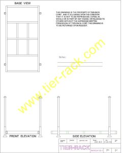 LN-5 Stacking Racks – 4,000 lb Heavy-Duty Warehouse Rack | Tier-Rack®