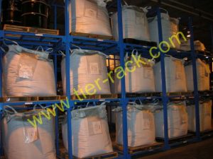 Bulk Bag Storage | Super Sack Holder for Bulk Bag Storage - Tier-Rack