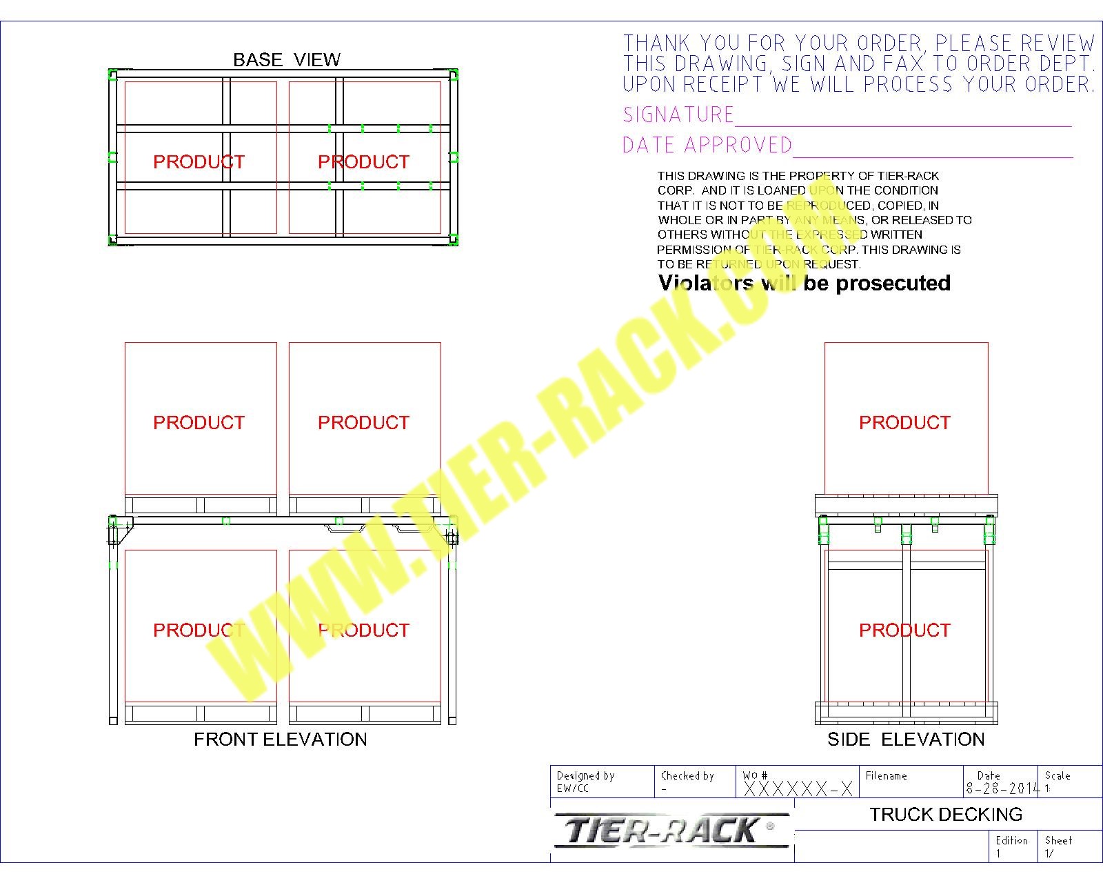 Truck Decking Racks | Stack Racks for Trucks - Tier-Rack