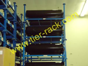 SUSPENDED ROLL RACKS - Tier-Rack Custom Warehouse Racks, Stack Racks ...