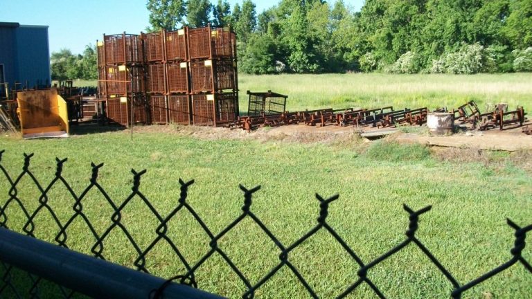 Used Wire Mesh Bins - Tier-Rack Custom Warehouse Racks, Stack Racks ...