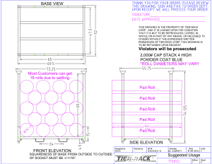 Order Pad Racks | Carpet Pad Racks for Warehouses - Tier-Rack